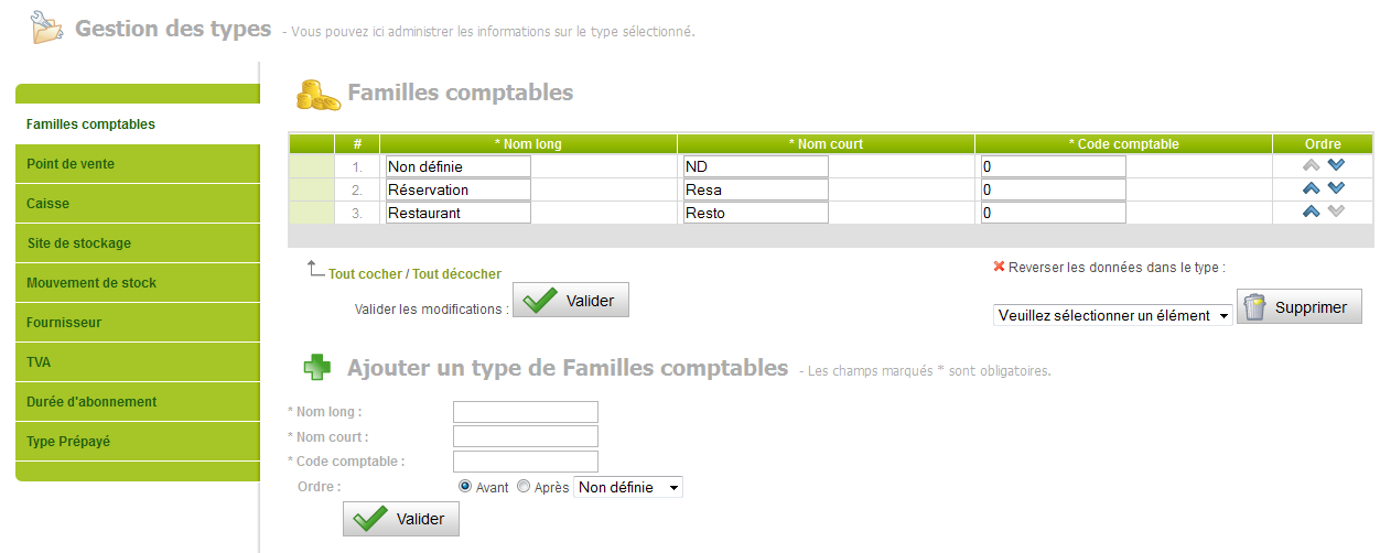 Les familles comptables – Extraclub